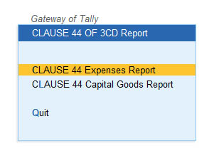 Clause 44 of 3CD Report - SBA SOFT SOLUTIONS