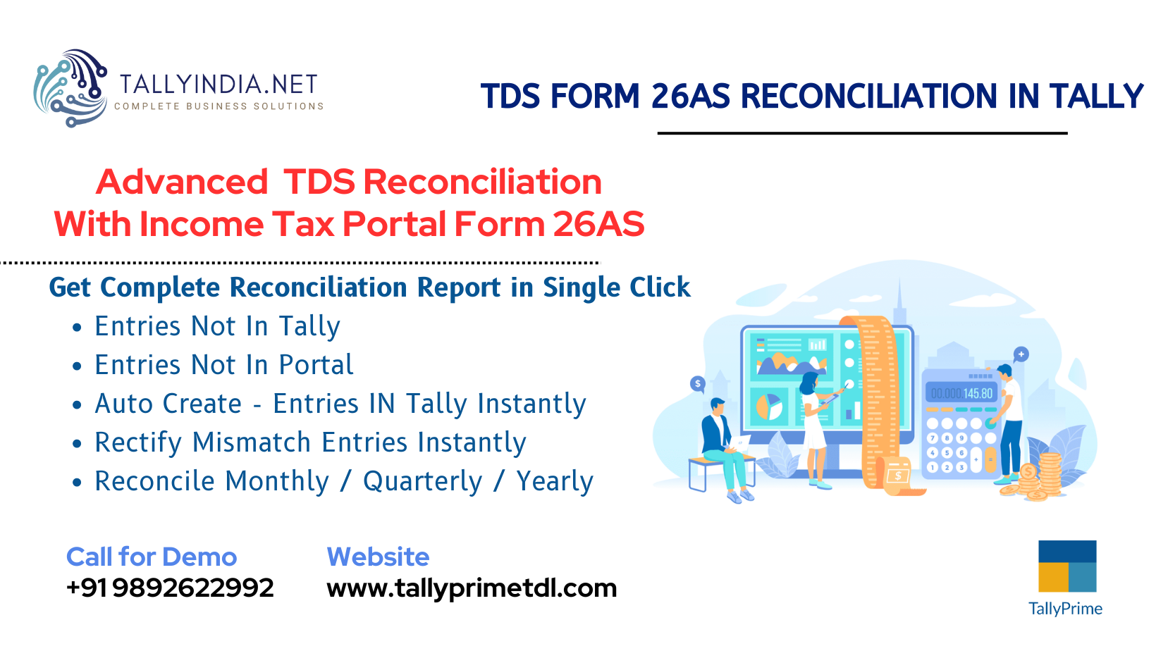 TDS 26 AS Reconciliation in Tally Prime - SBA SOFT SOLUTIONS